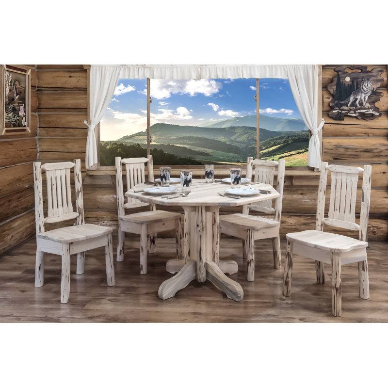 Montana Collection Lodge Pole Pine Side Chair Ready To Finish